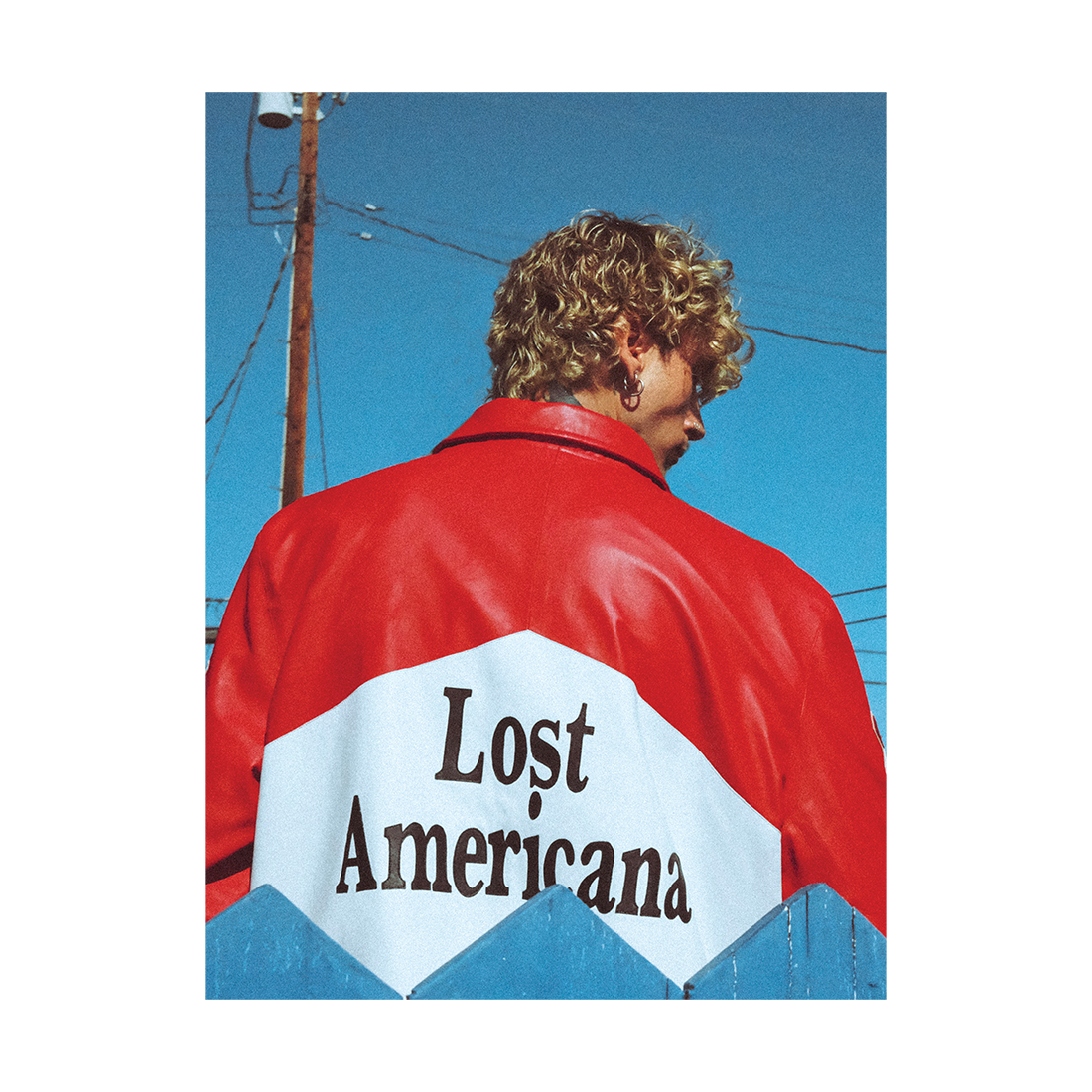 lost americana screen printed poster - mgk