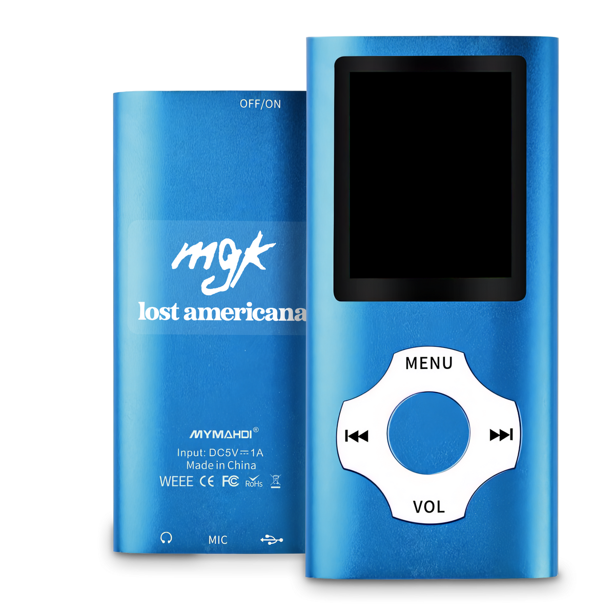 lost americana - mp3 player light blue - mgk